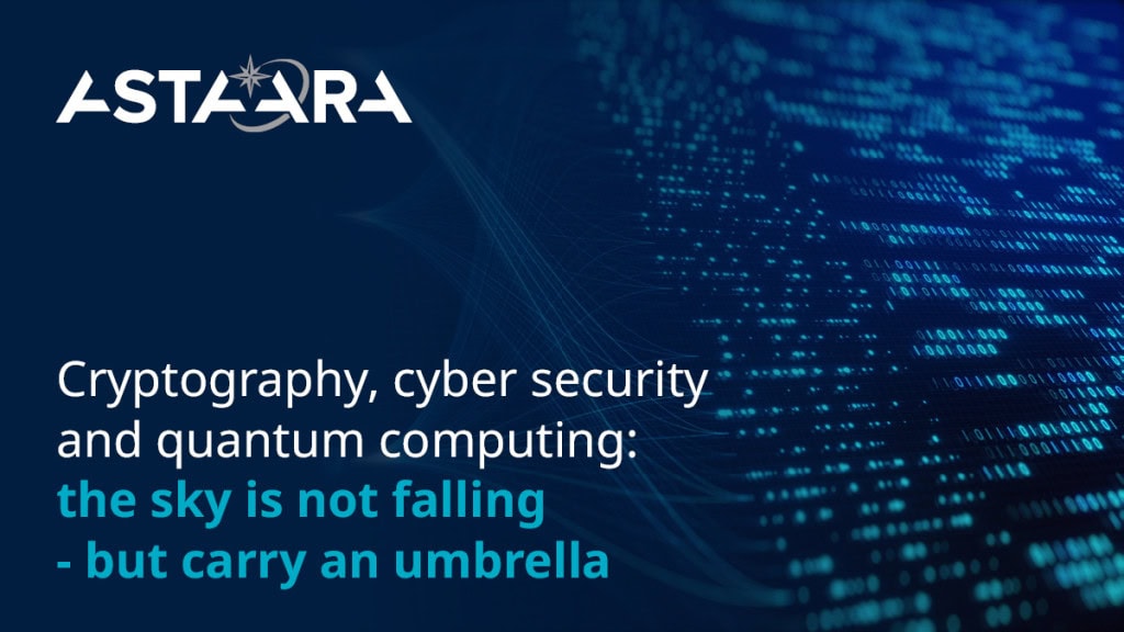 Cryptography, cyber security and quantum computing: the sky is not ...